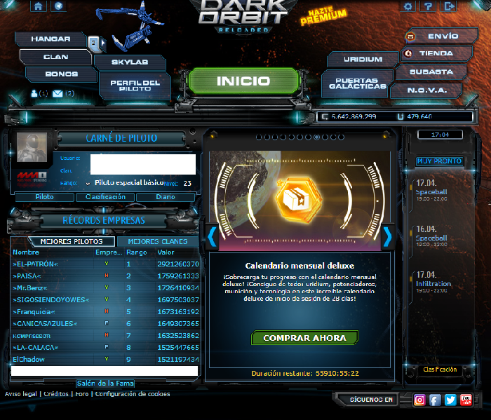 Full | Mx1 | Capitán | Disponible :: Darkaccount